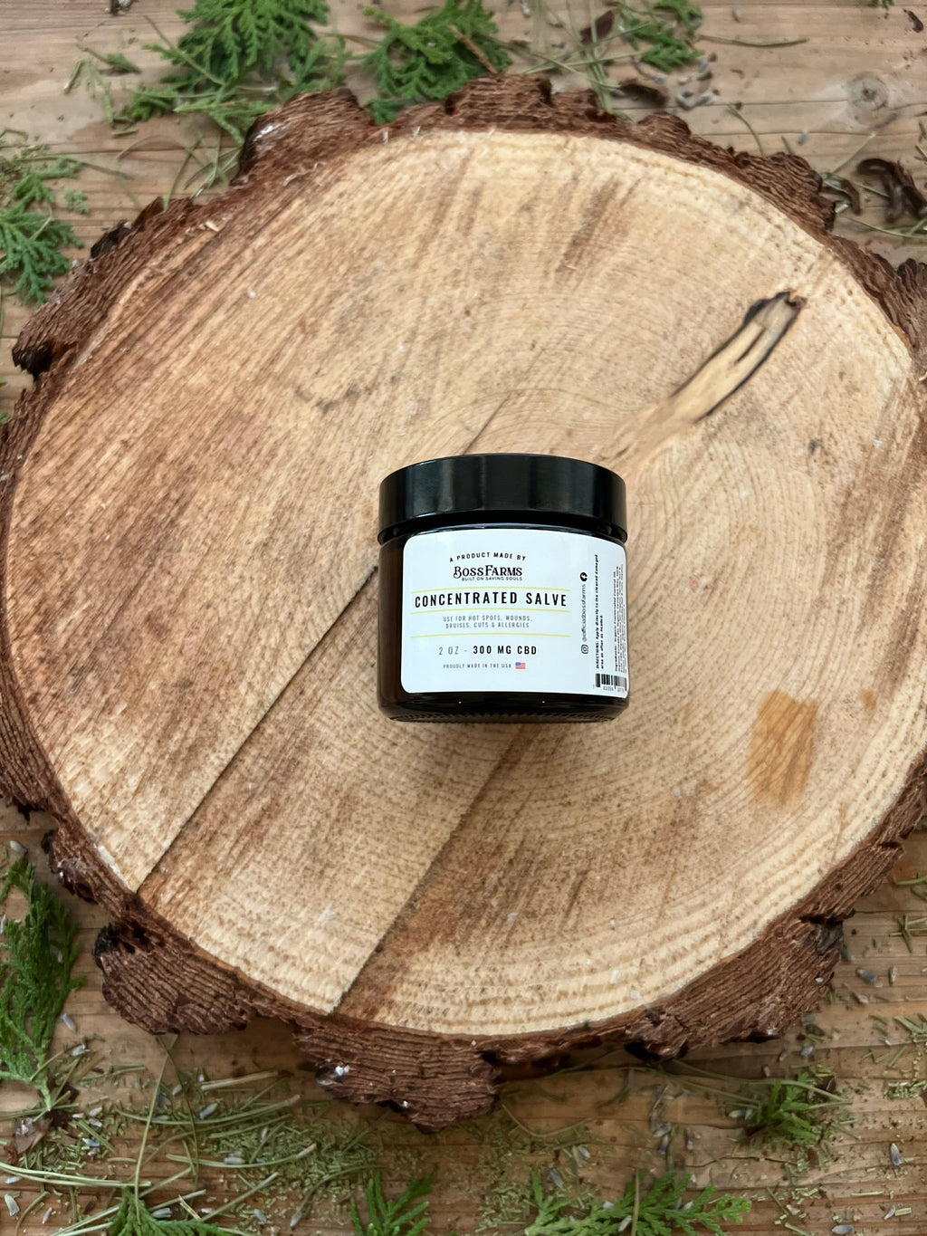 Concentrated Salve - Allergy, Wound and Muscle Relief - B.O.S.S. Farms