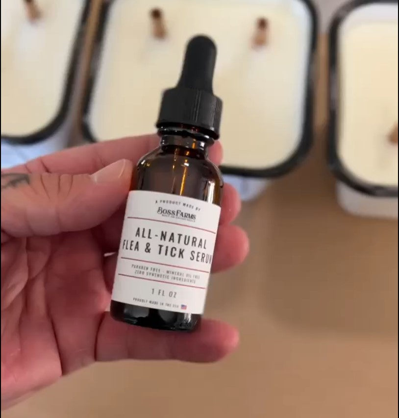 All-Natural Tick & Flea Serum - B.O.S.S. Farms – Boss Farms Family, LLC